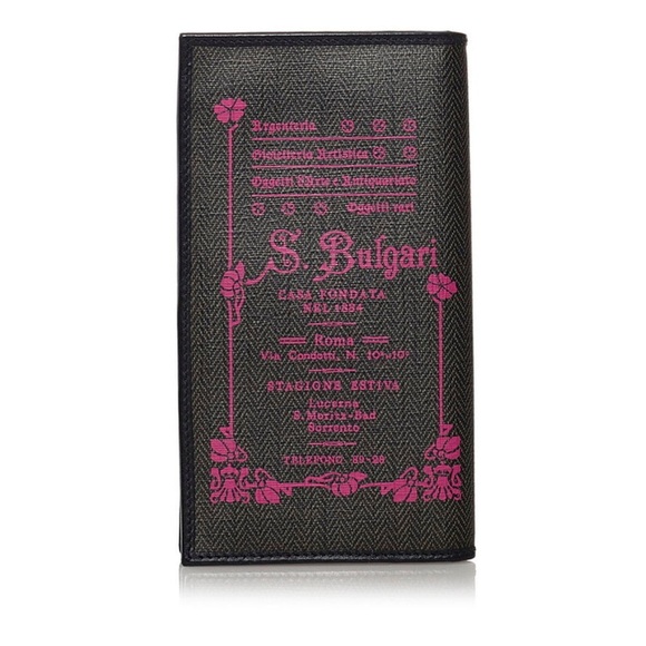 BVLGARI | Bags | Bvlgari Limited Edition Collezione Bifold Long Wallet ...